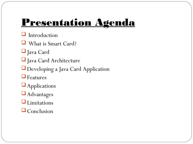 Java Card Technology Ppt Programming Languages Computing