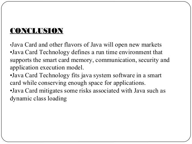 Java Card Technology