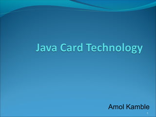 Java card technology | PPT