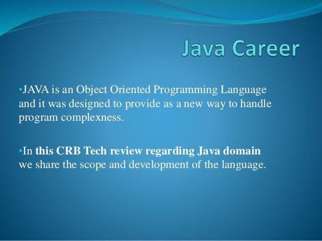JAVA Career