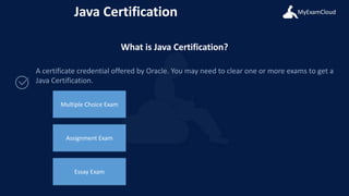 Java certification | PPT