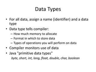 Java chapter 2 | PPT