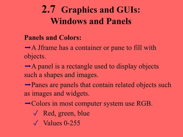 Java Chapter 2 Overview.ppt | Programming Languages | Computing