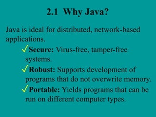 Java Chapter 2 Overview.ppt
