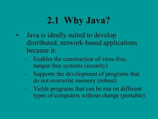Java Chapter 2 Overview.ppt | Programming Languages | Computing
