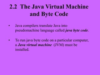 Java Chapter 2 Overview.ppt