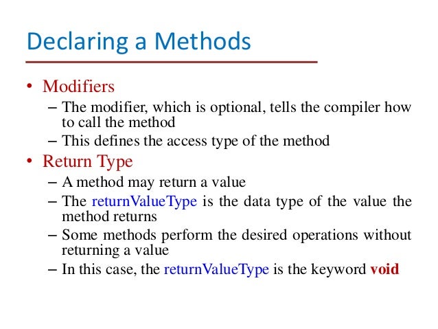 Java Class Object Method Introduction