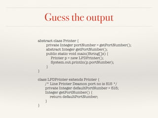 Java Class Design | PPT