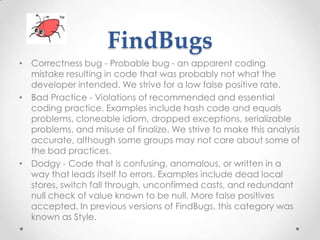 Java Code Quality Tools | PPT
