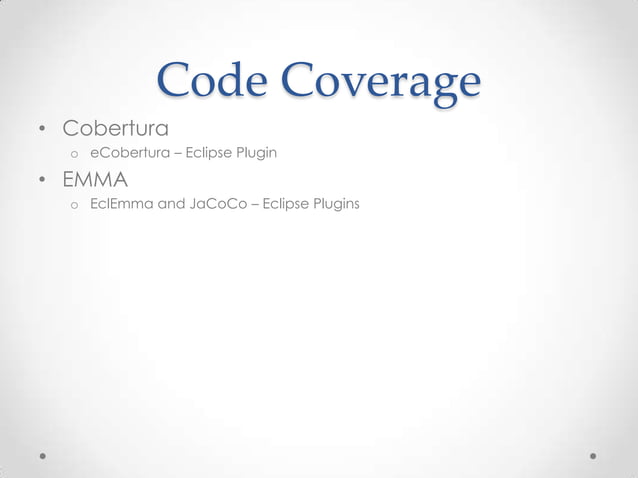 Java Code Quality Tools | PPT