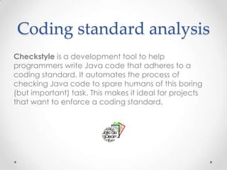 Java Code Quality Tools | PPT
