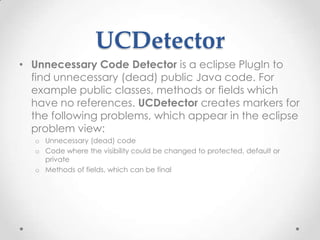 Java Code Quality Tools | PPT