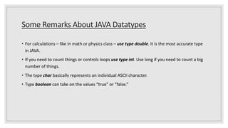 Coding Style & Tips for JAVA | PPT