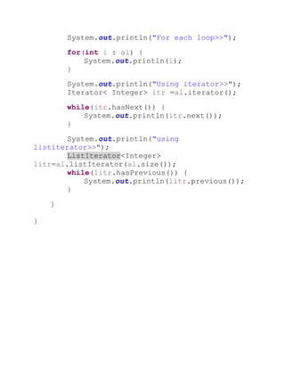 Its Concept of Collection _JAVA_Collection2.docx