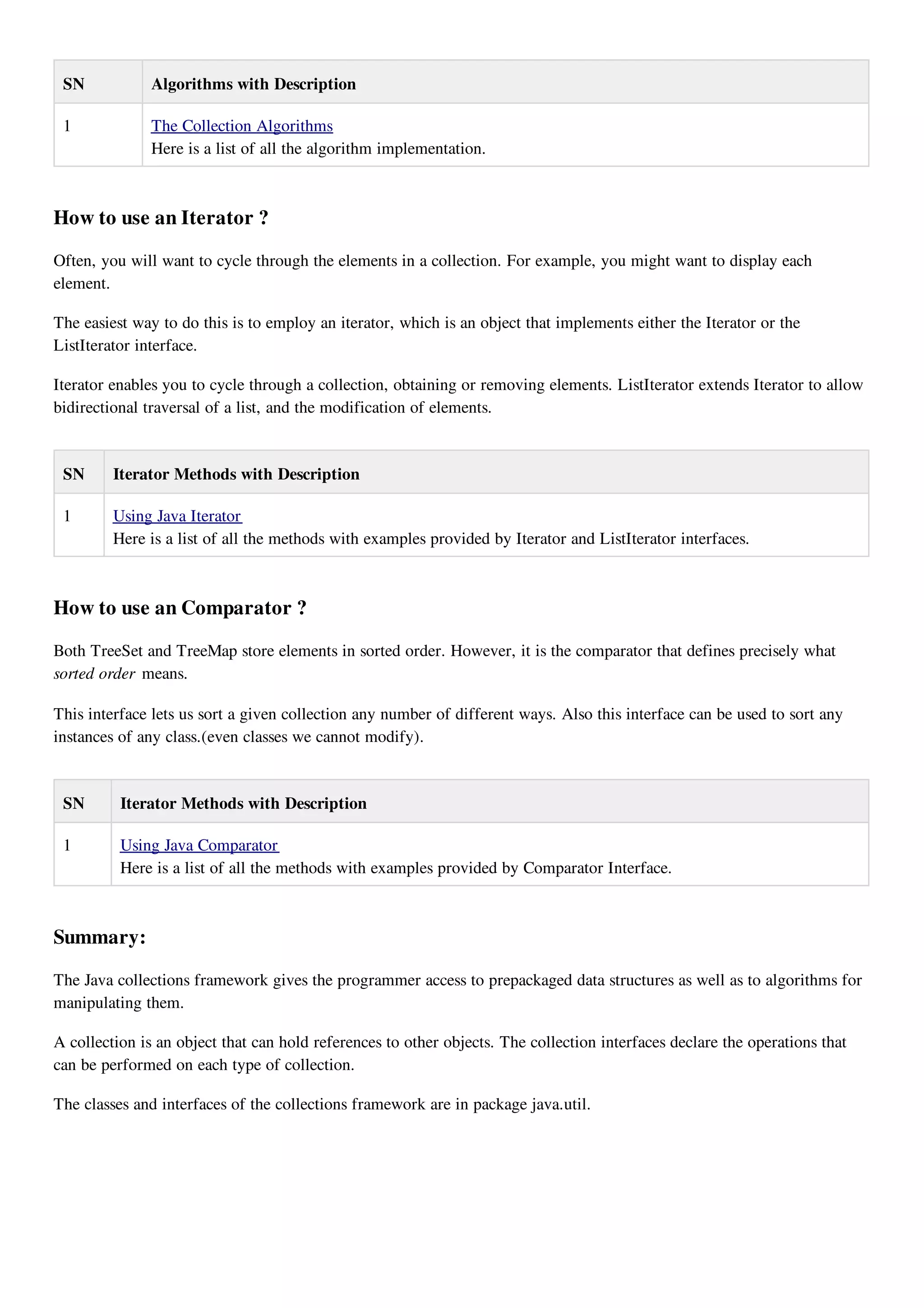 Java collections | PDF