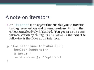 Java collections | PPT