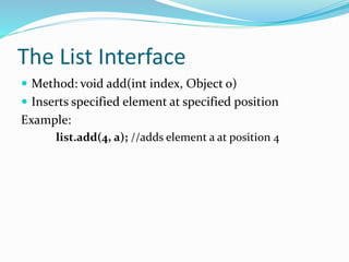 Java collections | PPT