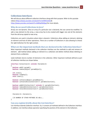 Java Collections | PDF