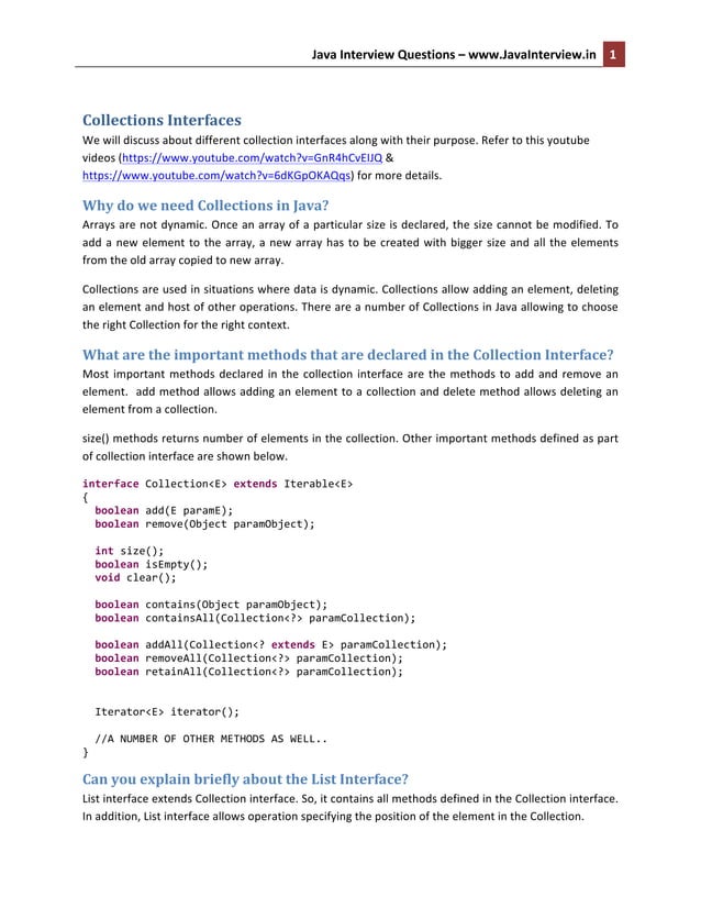 Java Collections | PDF