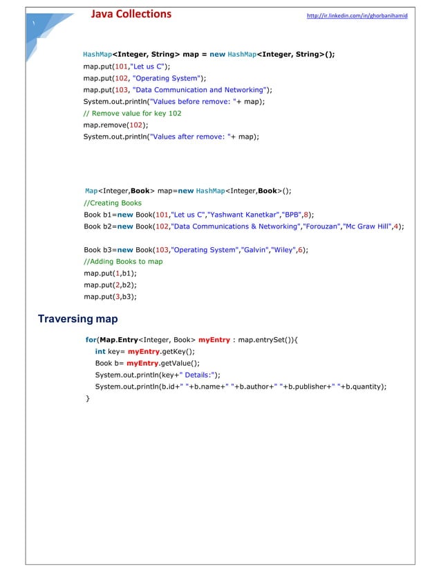 Java collections | PDF | Programming Languages | Computing