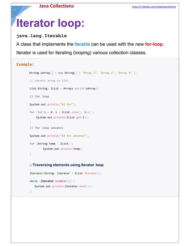 Java collections | PDF | Programming Languages | Computing