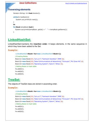 Java collections | PDF