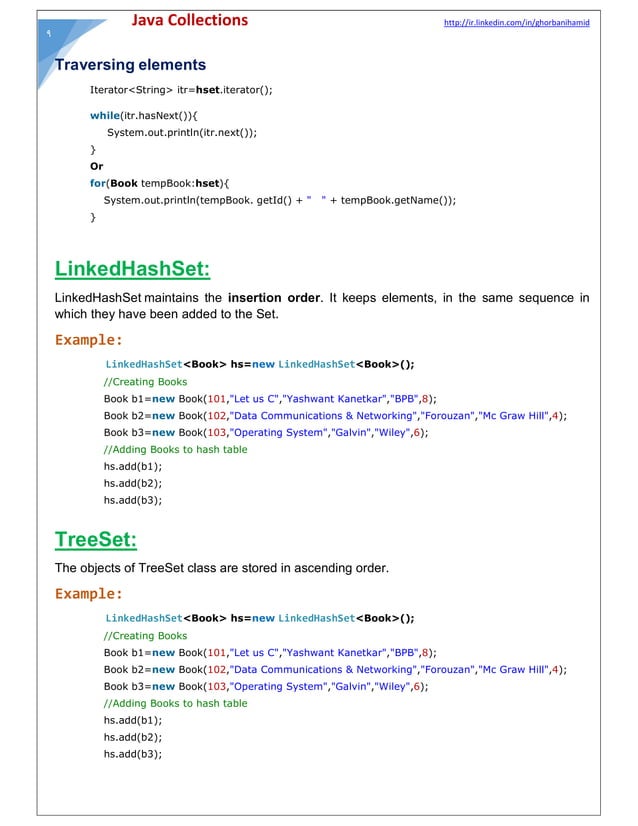 Java collections | PDF | Programming Languages | Computing