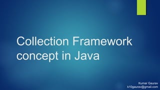 Java collections concept