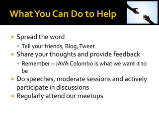 Welcome to JAVA Colombo | PPT