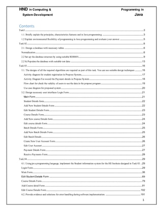 Java completed assignment | PDF