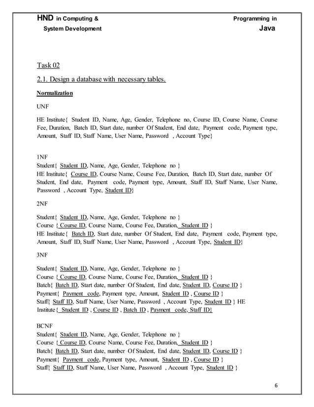 Java completed assignment | DOCX