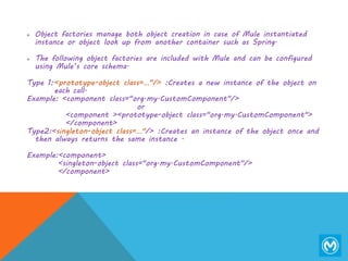 Java Components and their applicability in Mule Anypoint Studio | PPTX