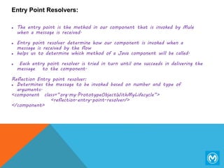 Java Components and their applicability in Mule Anypoint Studio | PPTX
