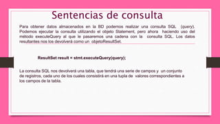 Java con base de datos | PPTX | Databases | Computer Software and ...