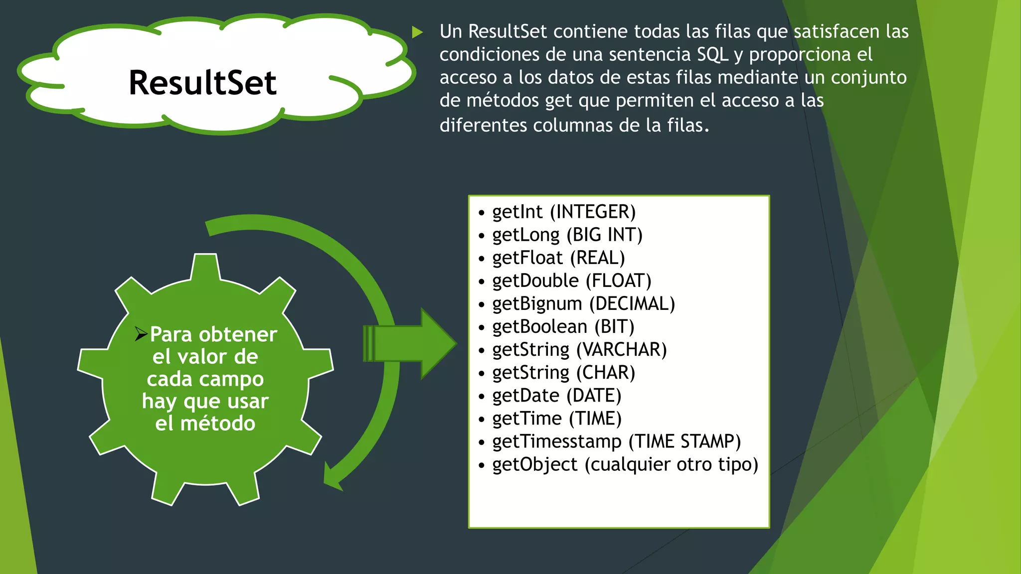 Java con base de datos | PPT