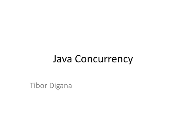 Java Concurrency Ppt