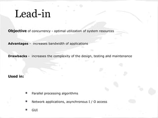 Java concurrency begining | PPT