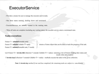 Java concurrency - Thread pools | PPTX | Operating Systems | Computer Software and Applications