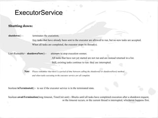 Java concurrency - Thread pools | PPTX | Operating Systems | Computer Software and Applications