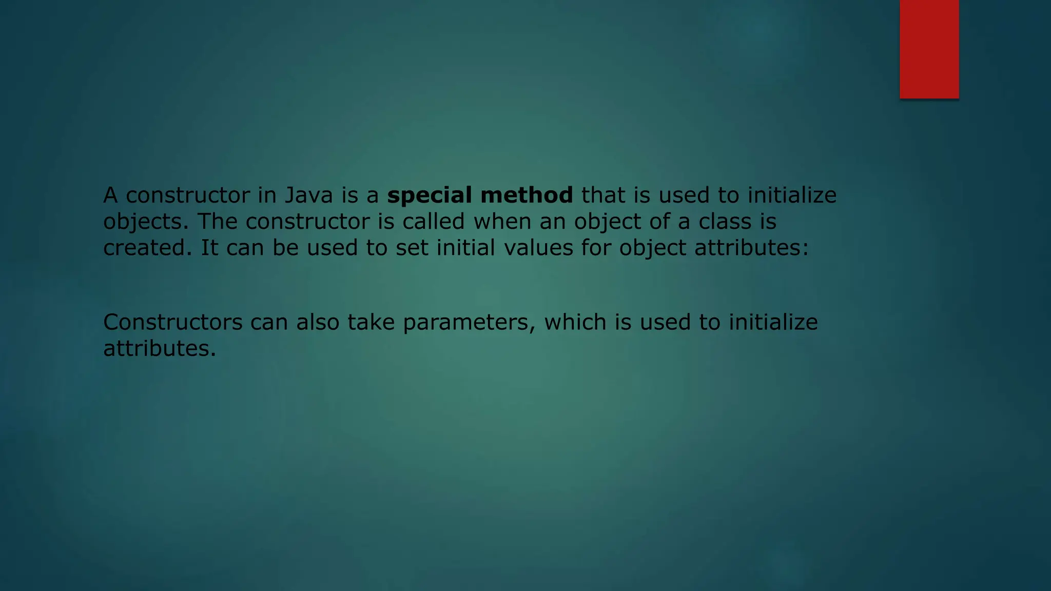 Java Constructorspptx