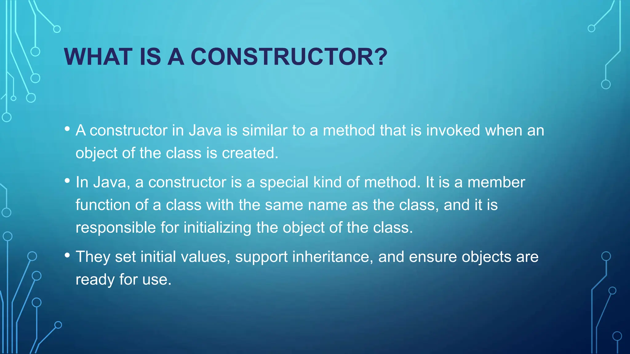 Java Constructorspptpptx