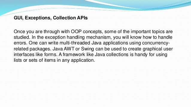 Java Course for Beginners at Texceed | PPT