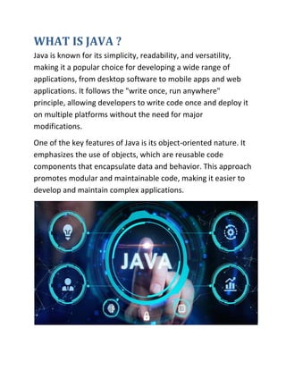 java course in chandigarh | PDF