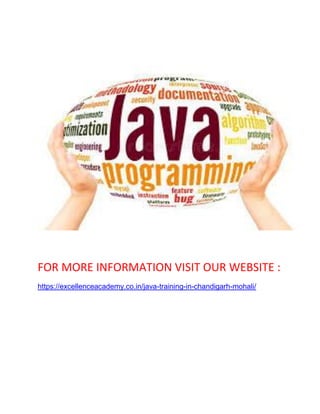 java course in chandigarh | PDF