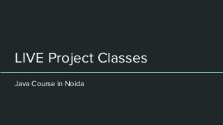 Java Course in Noida | PPTX