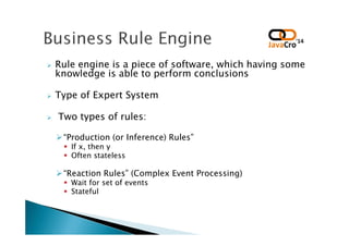 JavaCro'14 - Drools Decision tables – form of human-readable rules ...