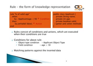 JavaCro'14 - Drools Decision tables – form of human-readable rules ...