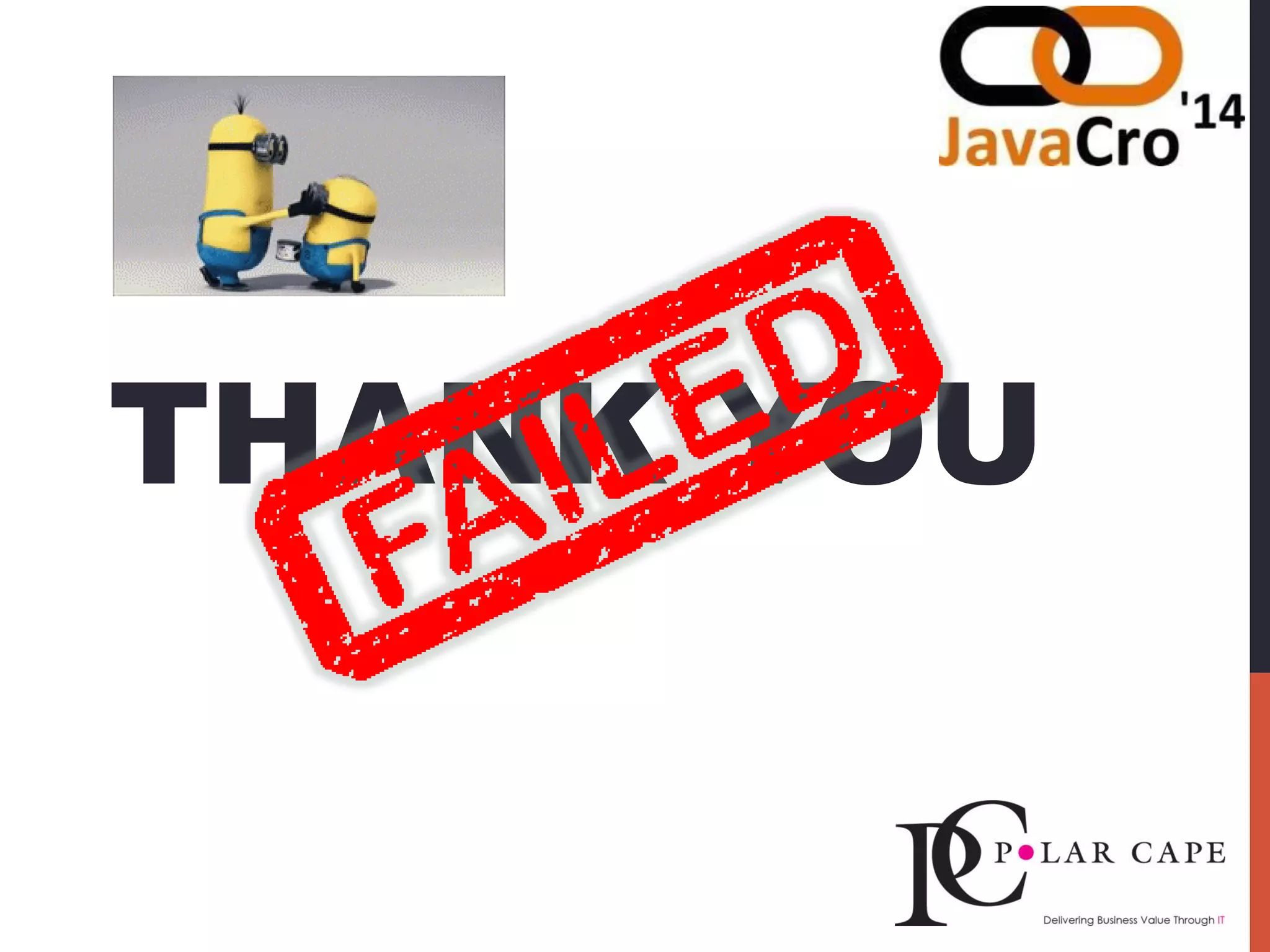 JavaCro'14 - Test Automation using RobotFramework Libraries – Stojan ...
