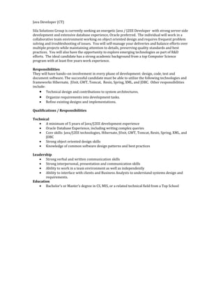 Java Software Developer Opportunity | PDF
