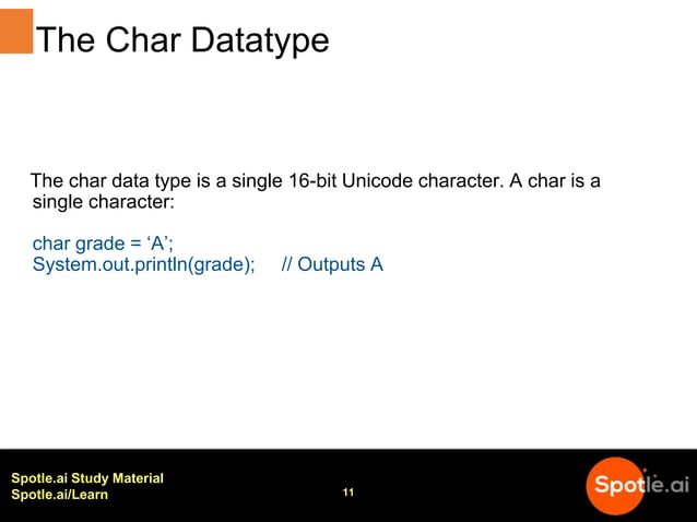 Java Data Types | PPTX